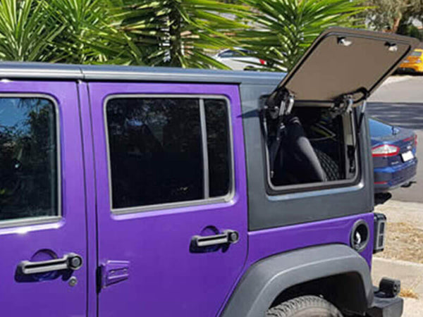Gullwing Window - Jeep Wrangler JK Unlimited (4-Door 2007-2018) - By E ...